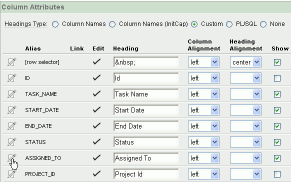 使用 Oracle Application Express 创建和运行应用程序