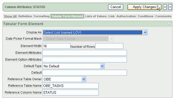 使用 Oracle Application Express 创建和运行应用程序