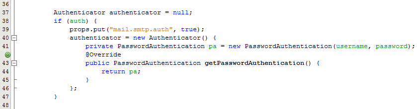 Sending an Email using the JavaMail API