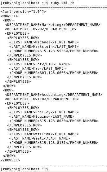 Hands-on Lab: Oracle and Ruby on Rails