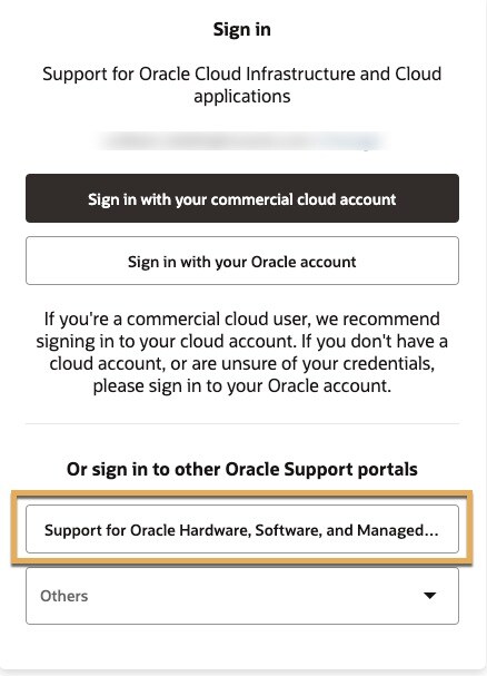 My Oracle Support