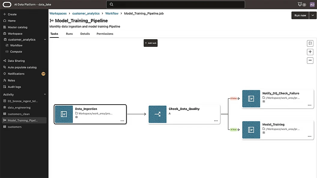 AI Data Platform Workbench | Oracle APAC