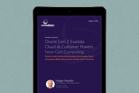Oracle Exadata Cloud At Customer | Oracle