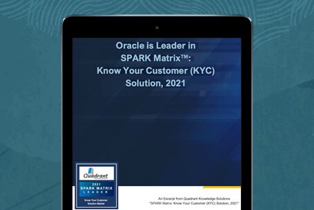 Customer Due Diligence - AML and Financial Crime Compliance | Oracle