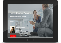Oracle Autonomous Mobile Cloud: Automate Conversational Experiences with Intelligent Chatbots