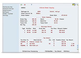 JD Edwards World U.S. Payroll | Applications | Oracle