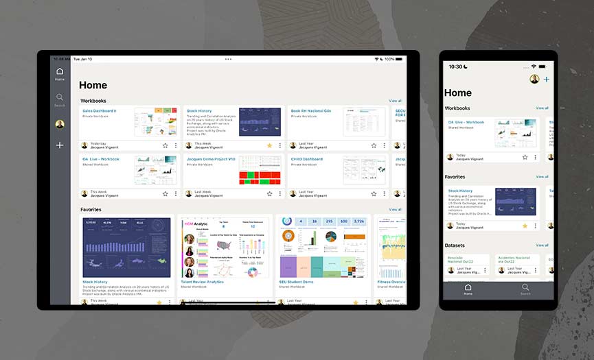 Mobile Application for Analytics | Oracle Europe