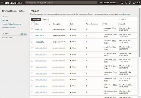 Zero Trust Packet Routing Quick Start Guide Oracle