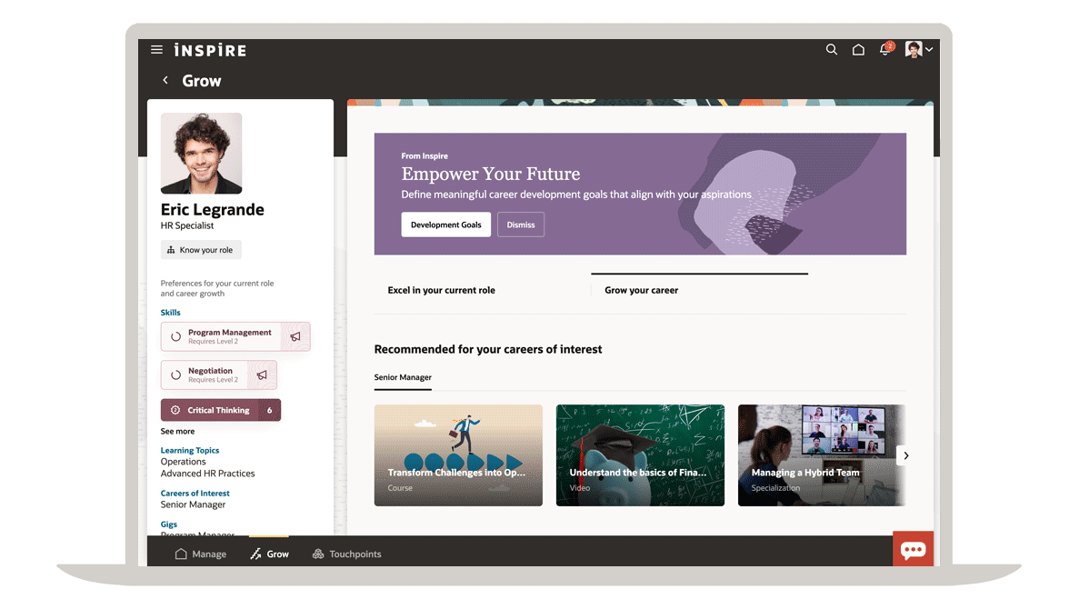 Oracle Grow Hcm Oracle