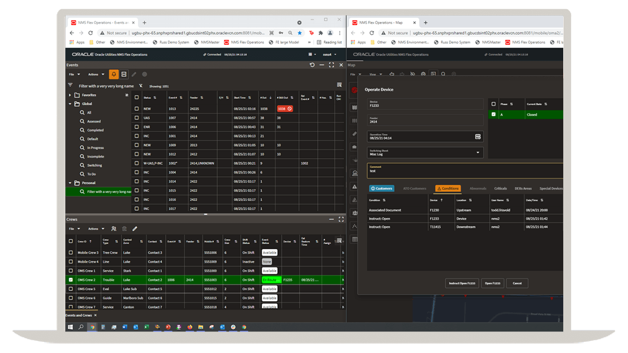 Extend operations beyond the control room