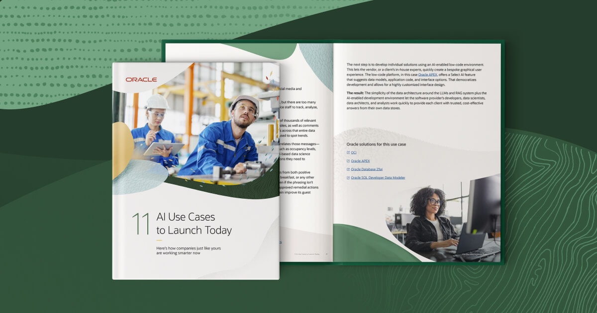 11 You-Can-Do-This-Today AI Use Cases | Oracle