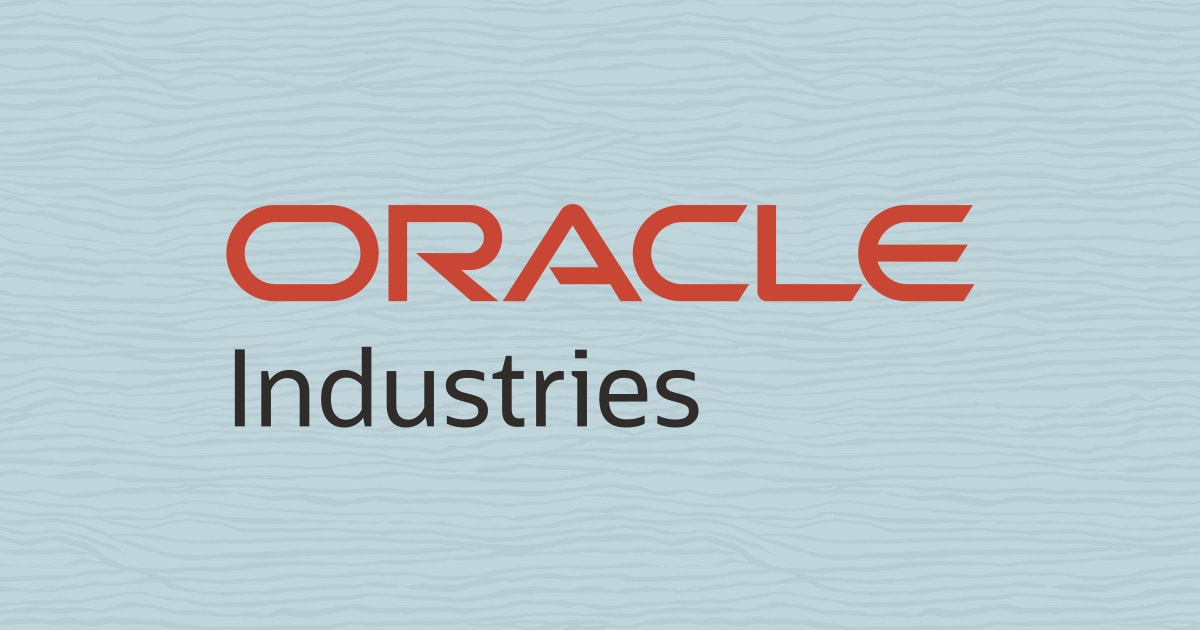 Industry Cloud Solutions | Oracle