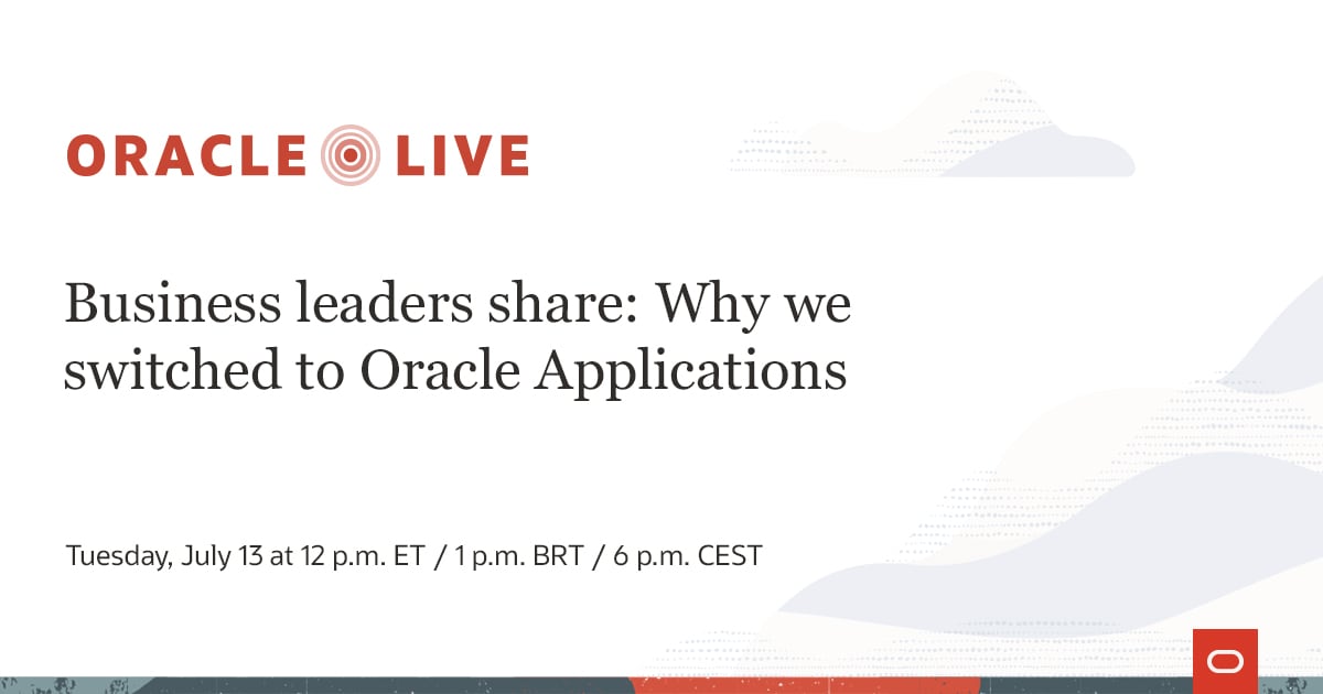 Oracle Live: The Future of Business with Steve Miranda - July 13, 2021