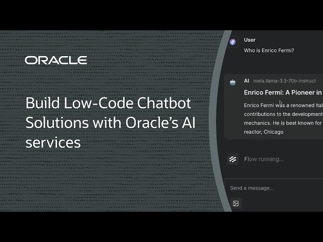 Build Chatbots with Langflow and AI | Oracle