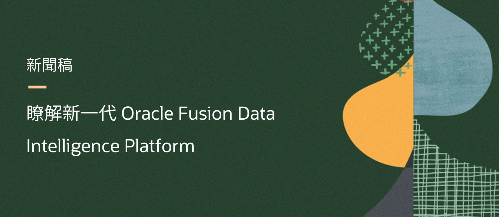 Oracle 宣布推出新一代 Fusion Data Intelligence Platform | Oracle 台灣