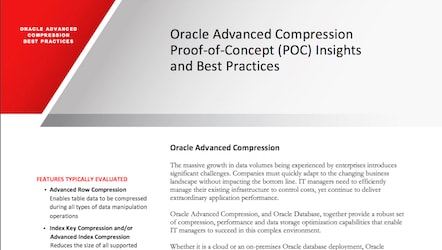 Advanced Compression | Oracle