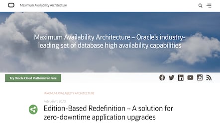 Edition-based redefinition (EBR) | Oracle 대한민국