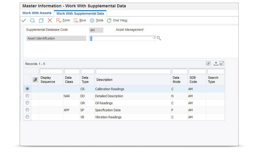 JD Edwards Fixed Asset Accounting | Oracle
