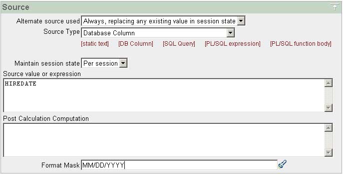 Application Express: How To Work with Dates