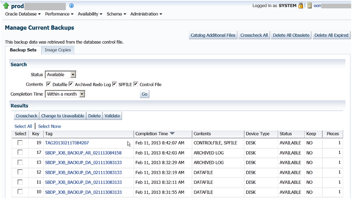Back Up a Thousand Databases using Enterprise Manager Cloud Control 12c