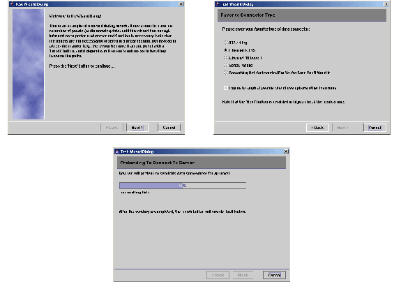 Creating Wizard Dialogs with Java Swing