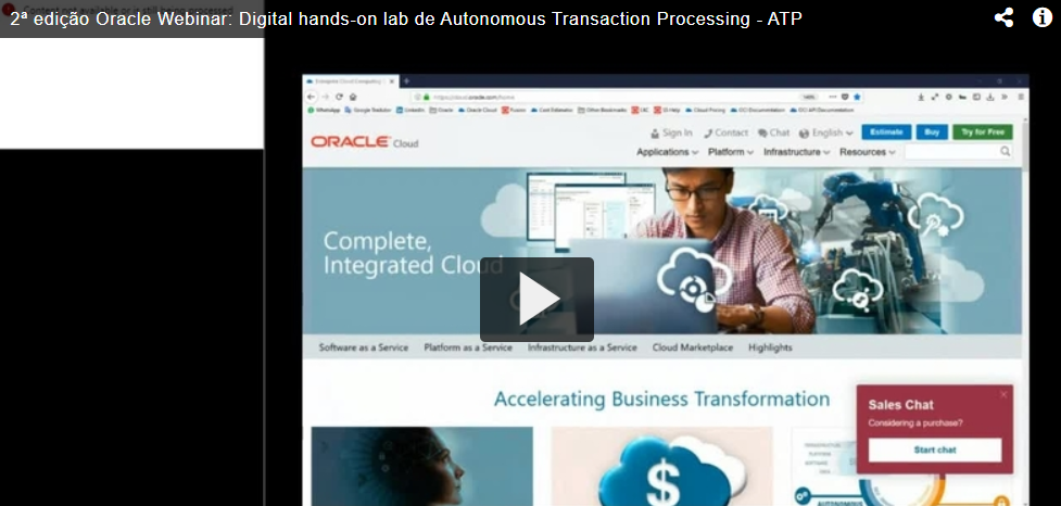 Oracle Webinar: Digital hands-on lab de Autonomous Transaction ...