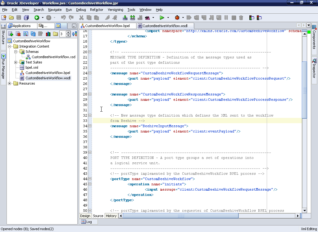 Oracle Beehive Custom Workflow Tutorial