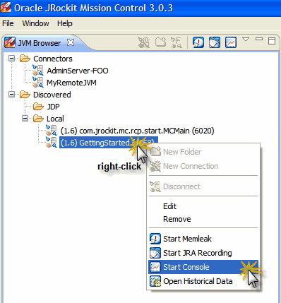 Getting Started with JRockit Mission Control