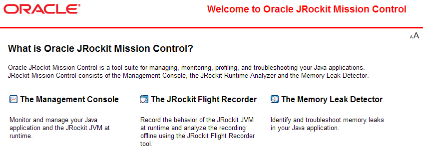 JRockit Mission Control 4.0.0 - Whats new