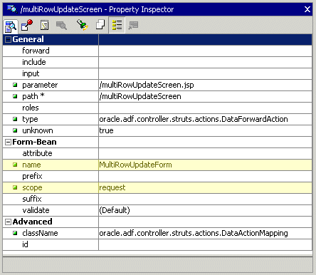 How To Create Multi Row Edit Forms in a JSP Page with Oracle JDeveloper 10g