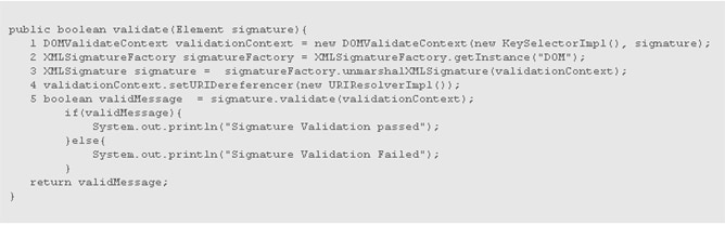 Java XML Digital Signatures