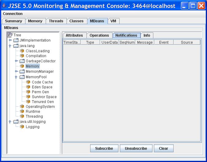 Using JConsole to Monitor Applications