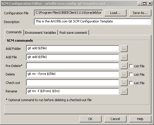 利用 Git 版本控制配置 Oracle Business Intelligence 11g MDS XML 源代码控制管理