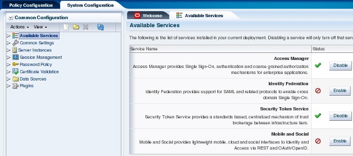 Working with Oracle Security Token Service in an Architecture Involving Oracle WebLogic and ...