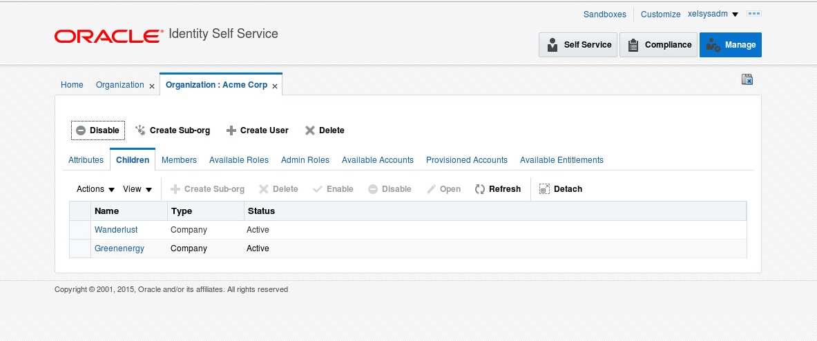 Oracle Identity Cloud Service