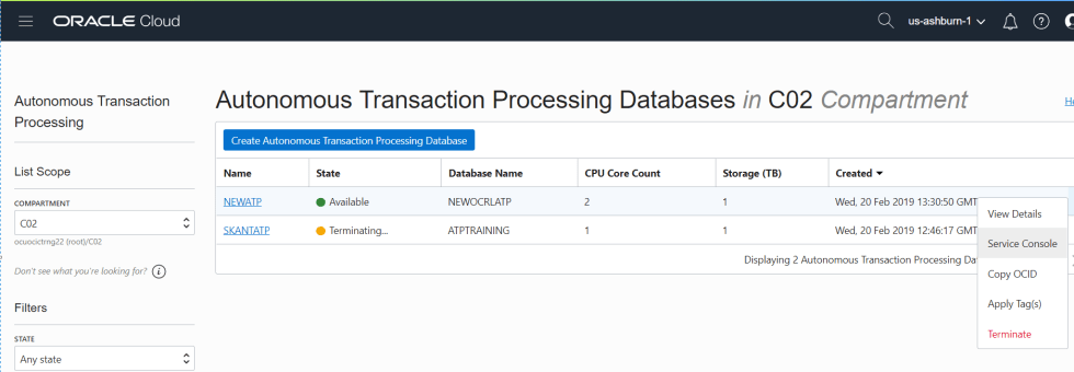 Conectando-se ao Autonomous Transaction Processing Database usando o SQL Developer