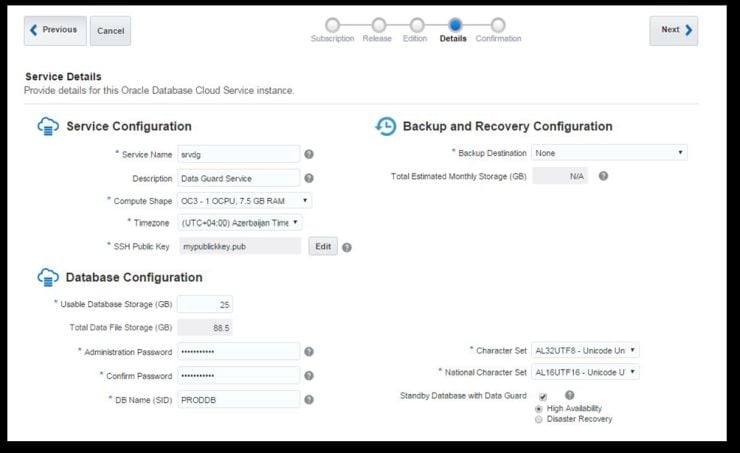Oracle Cloud: Passo a passo – Criando um banco de dados primário e ...