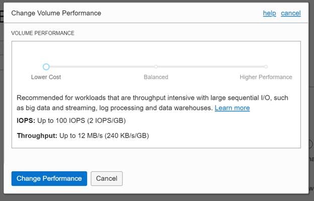 Block Volume Performance Unit | Oracle Brasil
