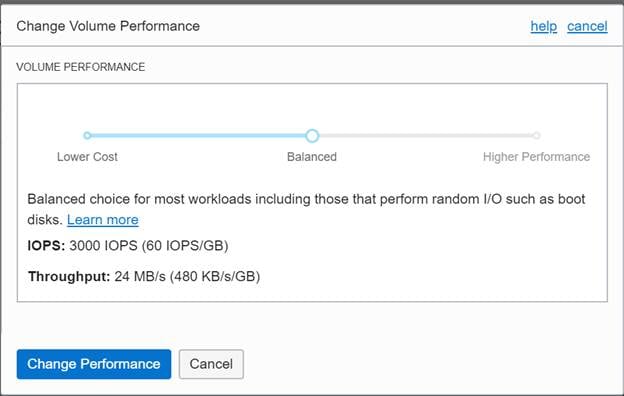 Block Volume Performance Unit | Oracle Brasil