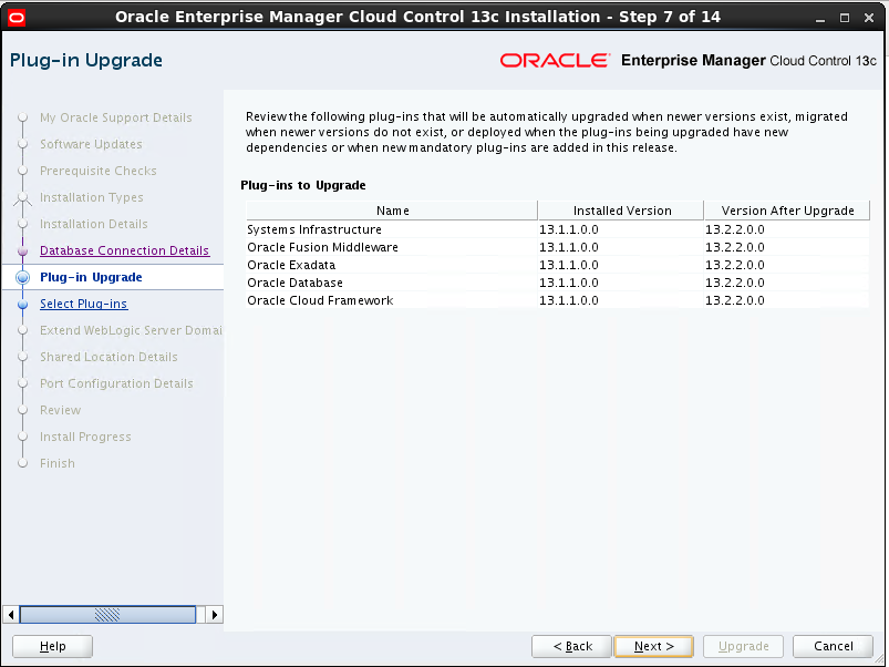 Oracle Enterprise Manager Cloud Control 13.2 Upgrade | Oracle Brasil