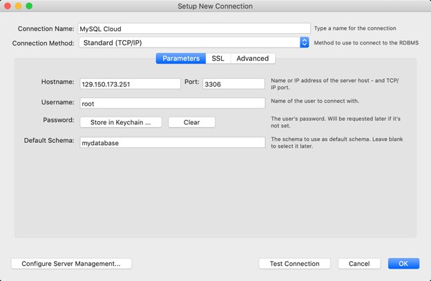 Criando uma instância do MySQL no Oracle Cloud + Conectando-se com ...
