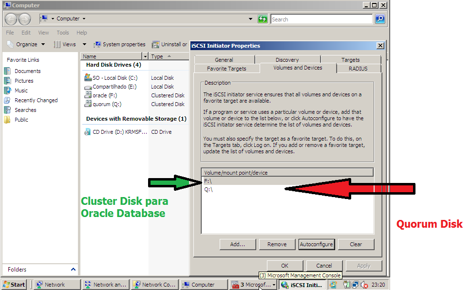 Oracle Database em High Availability usando Microsoft Windows Clusters Server (MSCS) e Oracle ...
