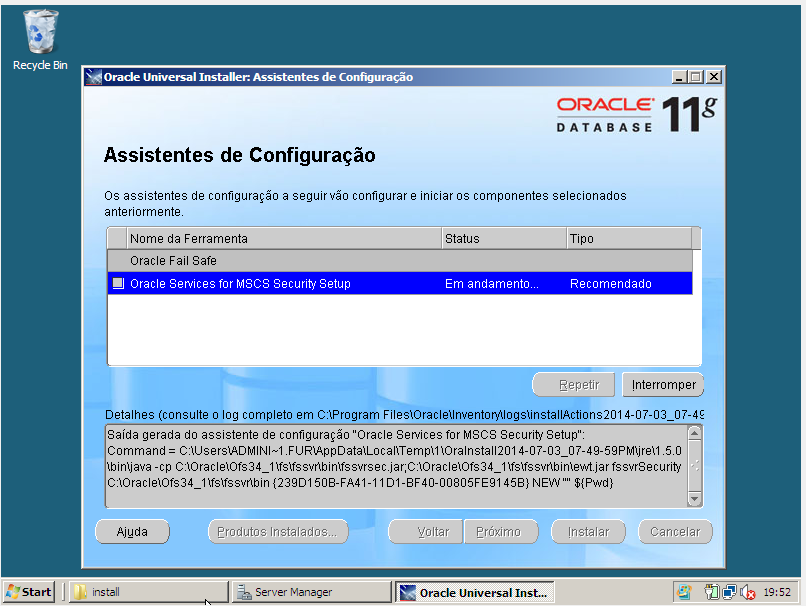 Oracle Database em High Availability usando Microsoft Windows Clusters Server (MSCS) e Oracle ...