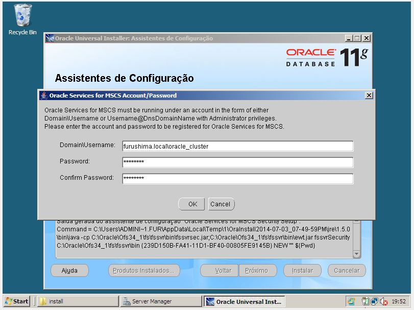 Oracle Database Em High Availability Usando Microsoft Windows Clusters Server Mscs E Oracle 5767