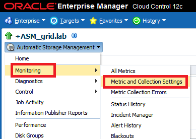 Enterprise Manager Reacao e adicao de espaço no ASM | Oracle Brasil