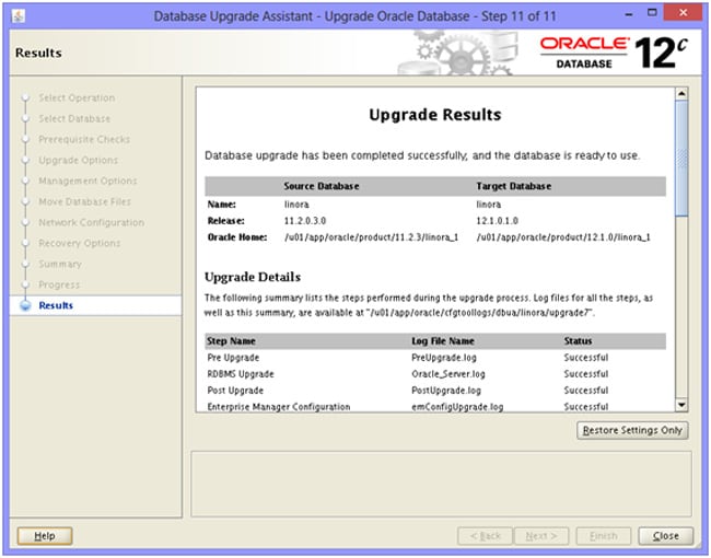 Upgrade do Oracle Database 11gR2 para 12c. | Oracle Brasil