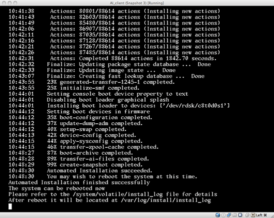 How To Get Started Customizing and Configuring Systems Using Automated Installer in Oracle ...