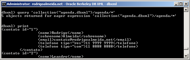 Artigos: Cloud Computing - Primeiros passos com Oracle Berkeley DB XML