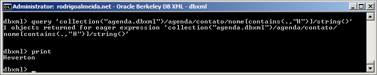 Artigos: Cloud Computing - Primeiros passos com Oracle Berkeley DB XML