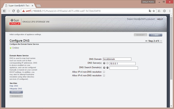 Oracle ZFS Storage Appliance e ZFS Storage Simulator